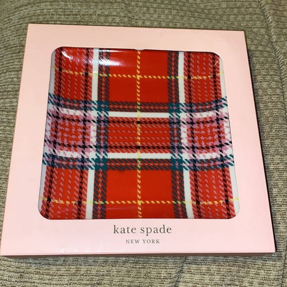 Lenox | Dining | Nwt Lenox Kate Spade Plaid Tray | Poshmark